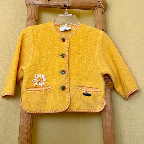 Giesswein | Shirts & Tops | Giesswein Childs Austrian Virgin Wool Cardigan Jacket Sweater Size 4 ...